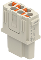 CX 06 CYF | Female Insert, MIXO, 1 module, 6P, Silver, AXYR® Push-In ...